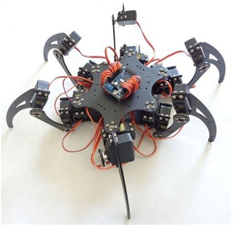 18 DOF Aluminium Metal Hexapod Robot Spider Six Foot Feet Robotic Frame