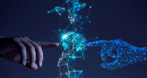 人工知能ネットワークを指さす人間の手 人工知能のコンセプト 未来のための人工知能 人工知能のストックフォトや画像を多数ご用意 人工知能