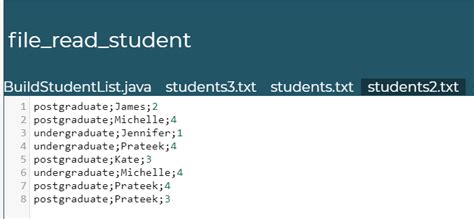 Solved Reading From File Creating List Implement The