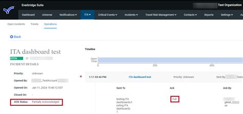 Ebs Difference Between The Incident Ack Status Field And The Ack