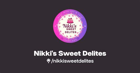 Nikkis Sweet Delites Instagram Facebook Tiktok Linktree