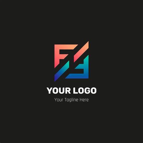 Carta De Um Design De Logotipo Vetor Premium