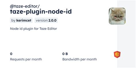 Taze Editortaze Plugin Node Id Cdn By Jsdelivr A Cdn For Npm And Github