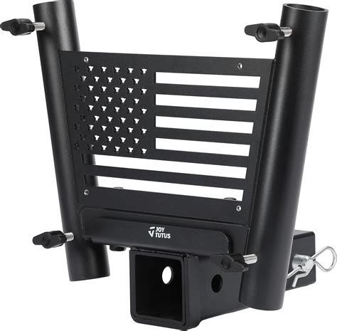 Joytutus Dual Hitch Flag Pole Holder For Standard 2 Inch