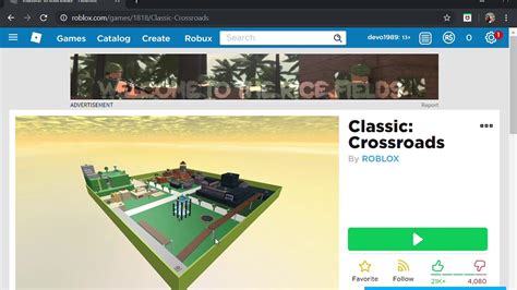 Classic Crossroads Roblox Google Chrome Pm Youtube