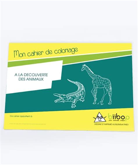 Cahier de coloriage Jouets éducatifs pour enfants BiiBop