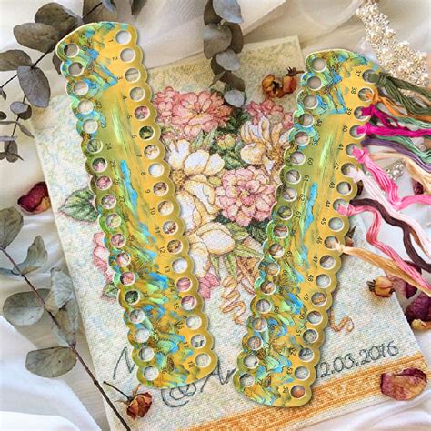 Embroidery Floss Organizer Cross Stitch Thread Holder Line Storage Boards