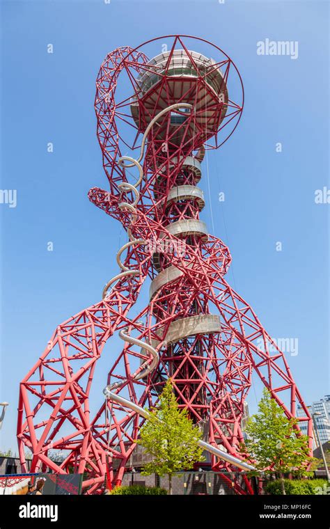 Arcelormittal Orbit Sculpture With The Tallest And Longest Tunnel