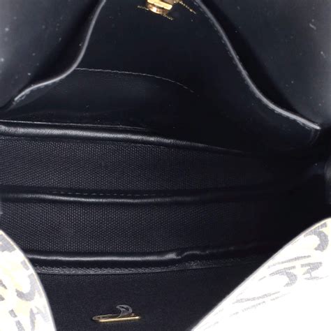 Salvatore Ferragamo Double Flap Saddle Crossbody Bag Gancini Coated