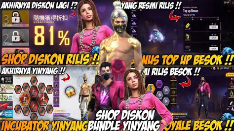 BONUS TOP UP BESOK FF EVENT RAMADHAN INCUBATOR YINYANG BUNDLE BANTENG BARU MYSTERY SHOP