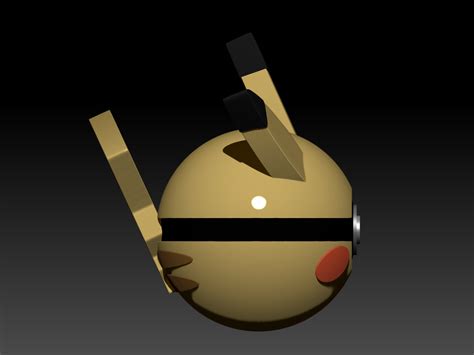 3d File Pikachu Pokeball・3d Printer Model To Download・cults