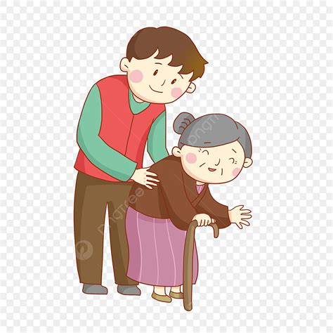 عبور الطريق مساعدة كبار السن في عبور الشارع