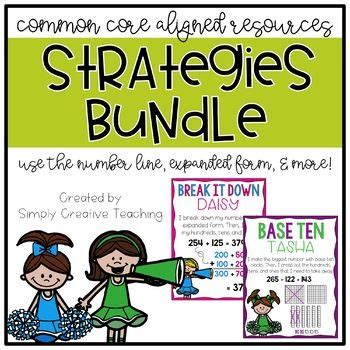 Digit Addition Subtraction Strategies Bundle
