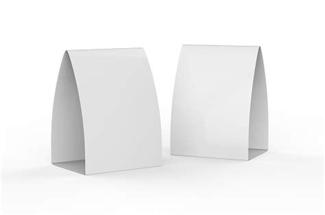 促銷表說話者模型範本在孤立的白色背景 準備設計演示 3d插圖 照片檔及更多 Table Tent 照片 Table Tent 模板
