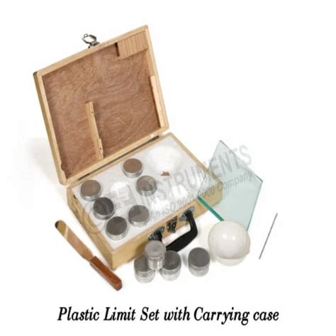 Polished Plastic Limit Apparatus Plastic Limit Set With Carrying Case