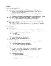 Chapter 2 And 4 Docx Chapter 2 4 Asking Compelling Clinical Questions