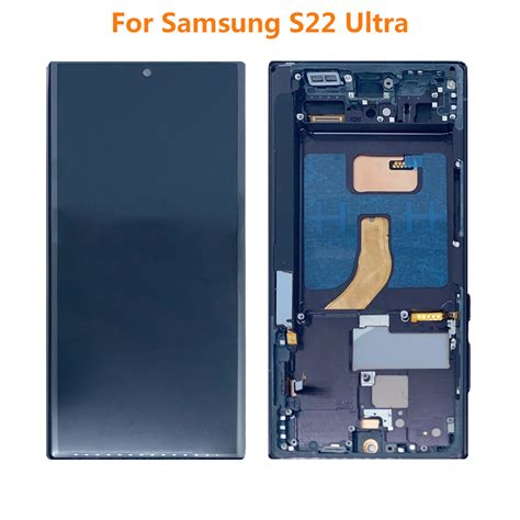 หนาจอสมผสดจทล LCD นว พรอมกรอบ สาหรบ Samsung S Ultra LCD S S E SM S B DS