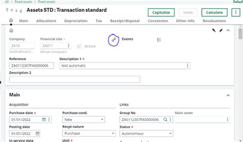 Fixed Asset Physical Asset Function Sage X3 Support Insights Africa