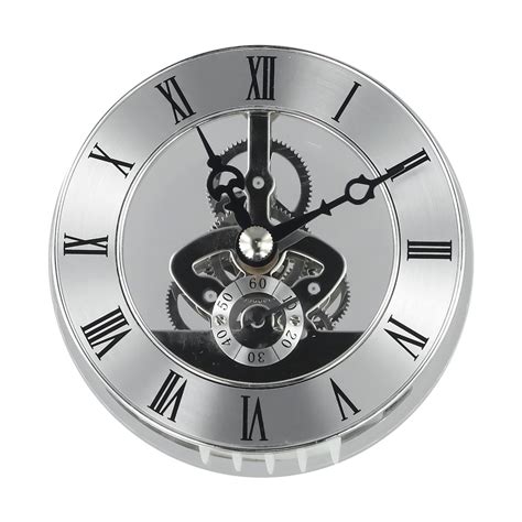 86mm Quartz Clock Inserts Movement Replacement Diy Parts Roman Numbers
