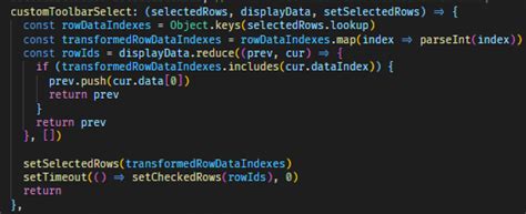 Setselectedrows On Customtoolbarselect · Issue 1725 · Gregnbmui