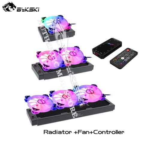Bykski Pc Water Cooling Kit Radiatorfancontroller Combo30mm Thick