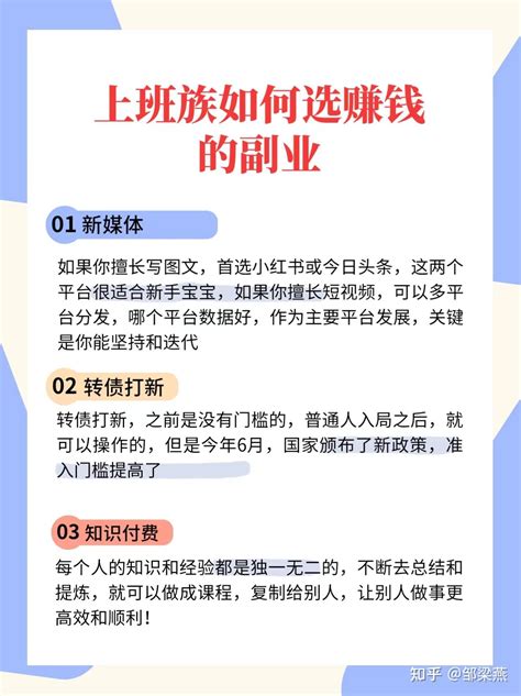 上班族如何选择赚钱的副业？ 知乎