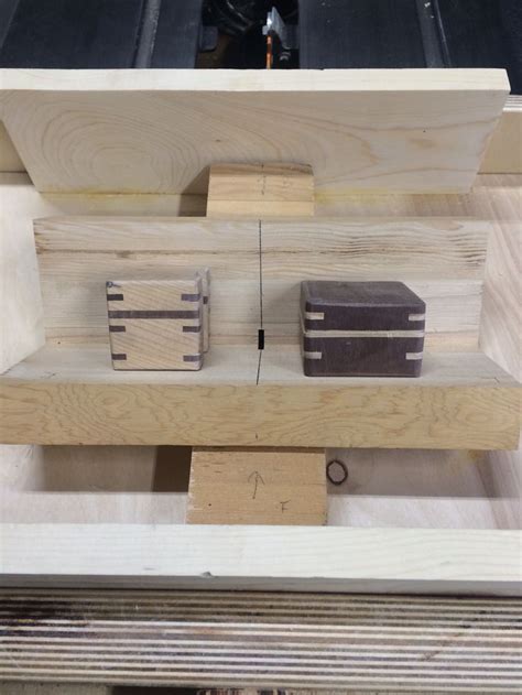 Spline Jig Slips Into Table Saw Sled Table Saw Sled Table Saw Sled