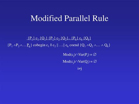 Ppt Programming Language Semantics Axiomatic Semantics Of Parallel