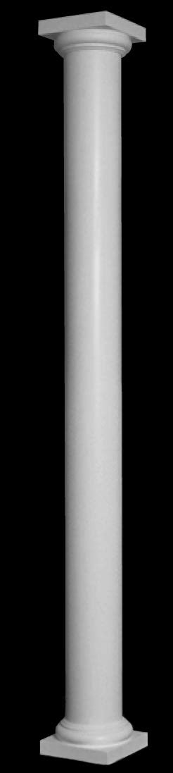 Tuscan Plain Non Tapered Exterior Structural Fiberglass Columns