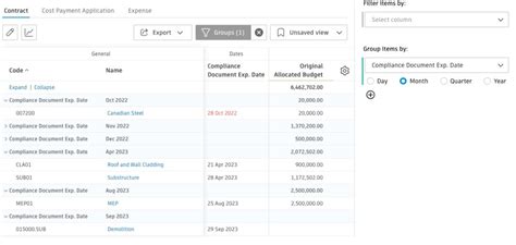 BIM 360 Cost Management November 2022 BIM 360 Release Notes
