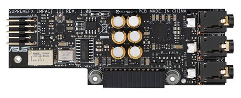 Carte mère Maximus VIII Impact du Mini ITX Skylake musclé chez Asus GinjFo