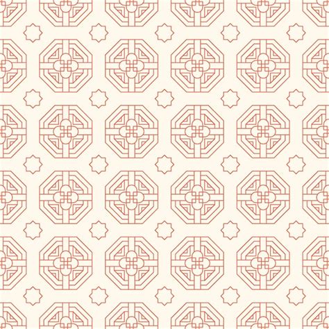 손으로 그린 한국 패턴 무료 벡터