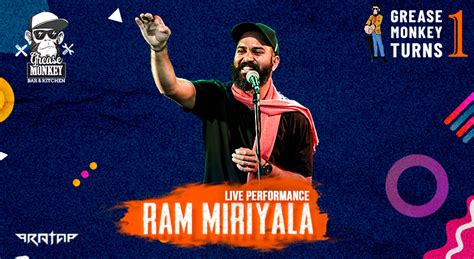 Ram Miriyala Performing Live Grease Monkey