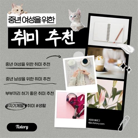 중년 여성을 위한 취미 추천 중년 여성 중년 남성 부부가 함께 하기 좋은 취미 잡잡 블로그