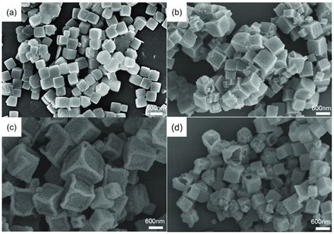 Sem Of Zif 67 Precursor Treated With Different Amounts Of Ni No3 2 A