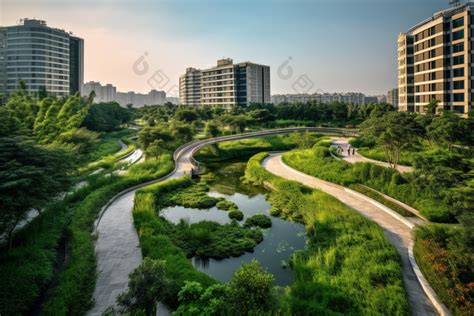 城市园林规划图片 包图网