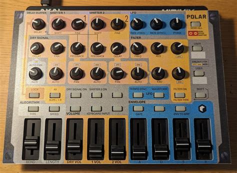 Polar Dual Pitch Shifter Akai Midimix Controller Overlay For Reason Midi Mapping Included Etsy