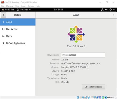 Centos Pre Installed Vdi Download Server And Workstation Sysprobs