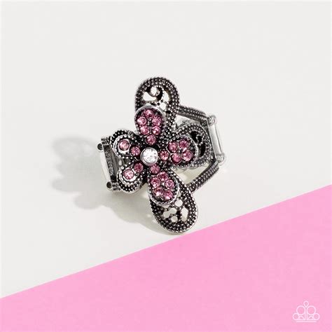 Paparazzi Garden Escapade Pink Ring A Finishing Touch Jewelry