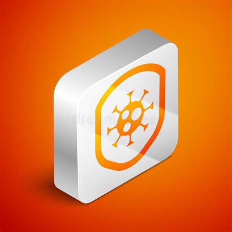 Isometric Shield Protecting From Virus Germs And Bacteria Icon