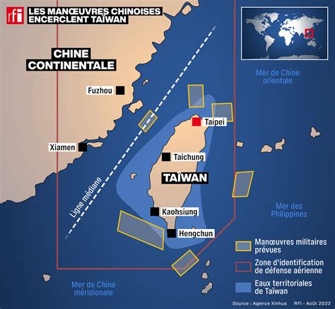 La Chine poursuit ses manœuvres militaires près de Taïwan qui lance