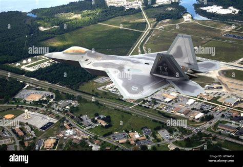 Tyndall Air Force Base Fla The First Operational Fa 22 Raptor