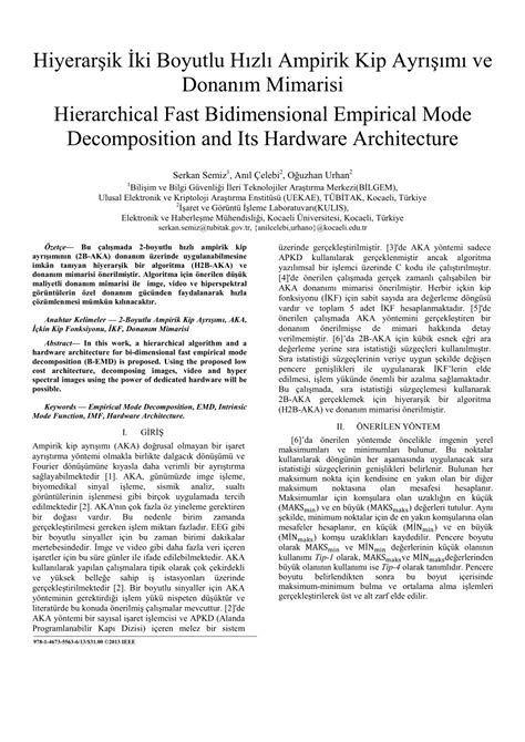 Pdf Hierarchical Fast Bidimensional Empirical Mode Decomposition And