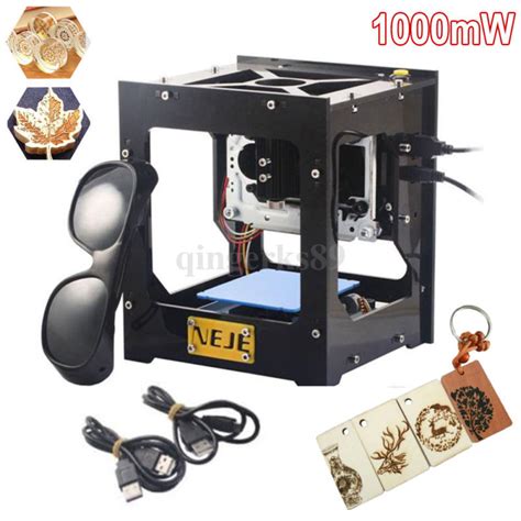 Neje 1000mw Laser Engraving Machine Mini Diy Usb Engraver Printer Cnc