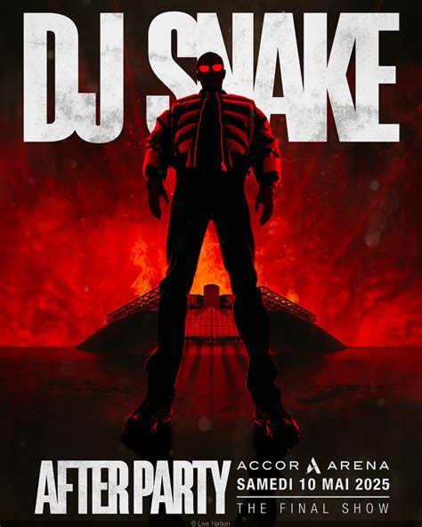 Dj Snake Lafter Party De Son Final Show à Laccor Arena De Paris En