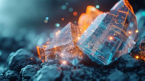 futuristic digital landscape glowing circuitry data flow artificial