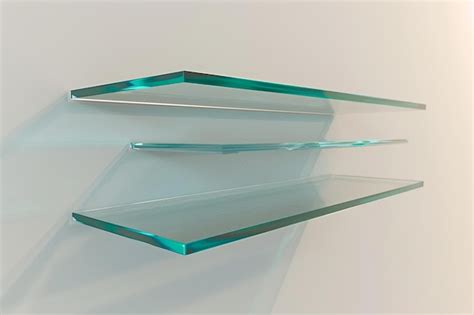 Premium Photo Floating Glass Shelves For A Minimalist Display Oc