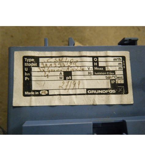 Pompe Centrifuge Verticale Inox Grundfos