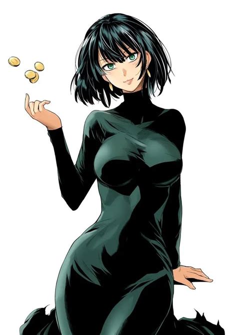 A Woman In A Black Dress Is Throwing Coins