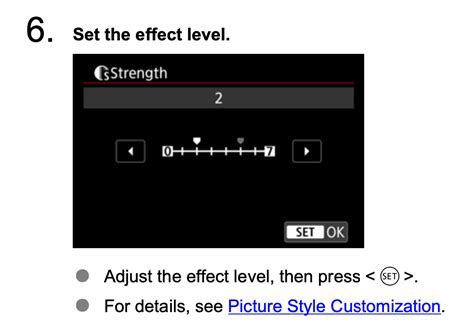 Solved R5 Sharpness Setting In Picture Styles Canon Community